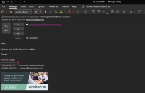ServiceNow: Dynamic Inbound Action Email Parsing – Concurrency