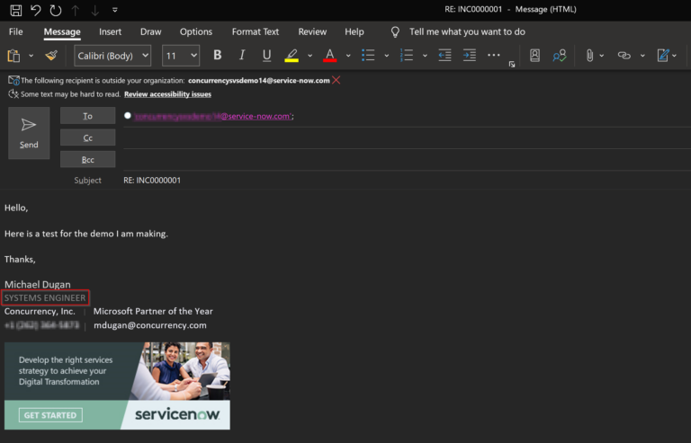 ServiceNow: Dynamic Inbound Action Email Parsing – Concurrency