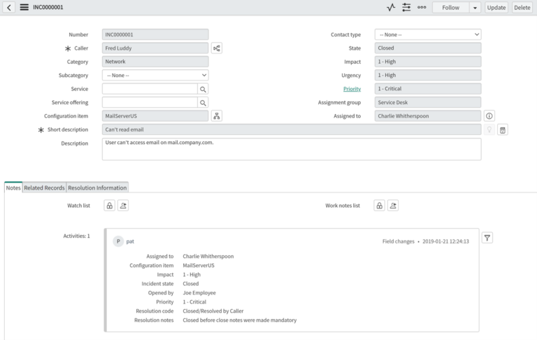 ServiceNow: Dynamic Inbound Action Email Parsing – Concurrency