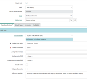 ServiceNow - Dependent Variables on Record Producer in Service Catalog ...