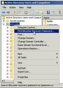 Enable BitLocker, Automatically save Keys to Active Directory – Concurrency