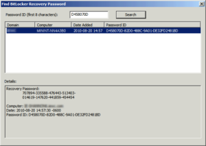 Enable BitLocker, Automatically save Keys to Active Directory – Concurrency