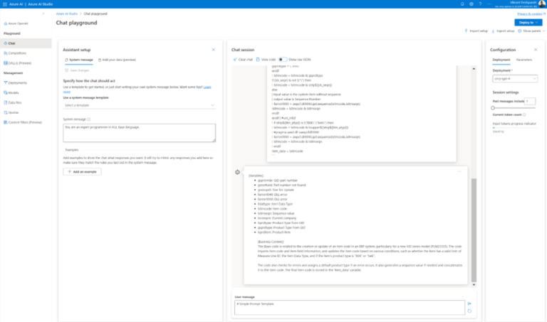 ERP Code to Product Specification Conversion with OpenAI – Concurrency
