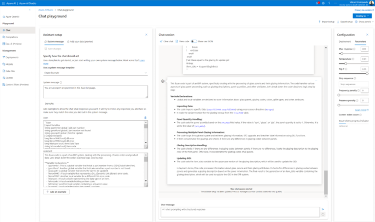 ERP Code to Product Specification Conversion with OpenAI – Concurrency