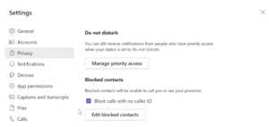 Blocking Spam Calls in Microsoft Teams – Concurrency