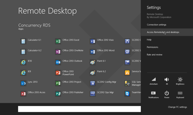 How to deliver RemoteApps from Windows Server 2012 RDS – Concurrency