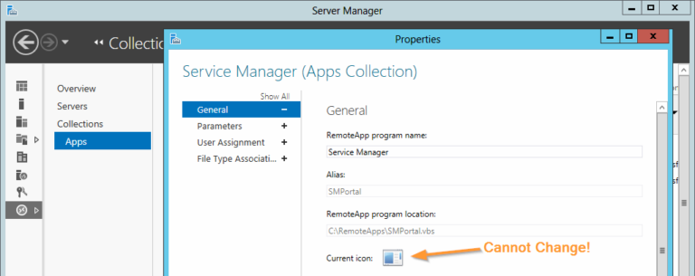Change the RemoteApp Icon on WS2012 – Concurrency