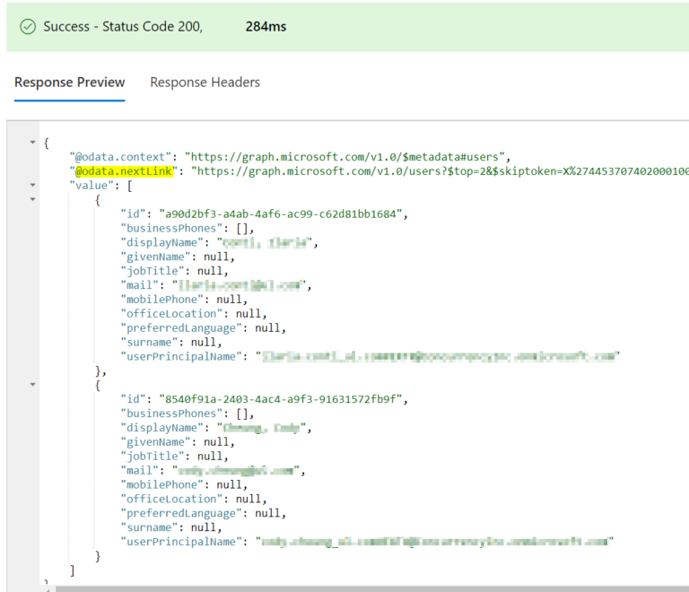 Using the Graph API with large data sets – Concurrency