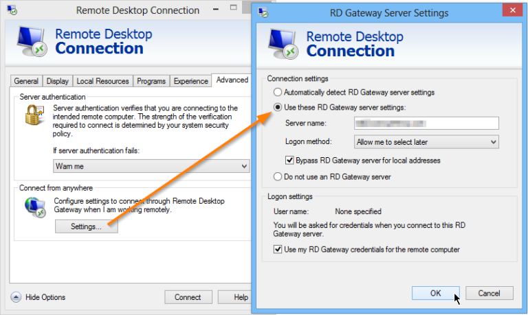 Remote Desktop can’t find the Computer through RDWeb and Gateway – Concurrency
