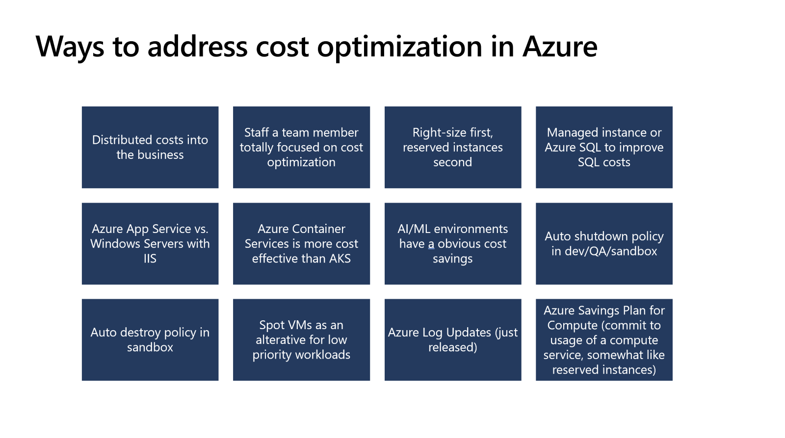 10 Optimizations for Your Azure Environment - Part 1 – Concurrency
